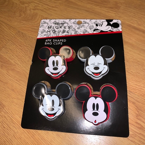 Disney | Kitchen | Nip Disney Mickey Mouse 4 Pack Chip Bag Cips | Poshmark